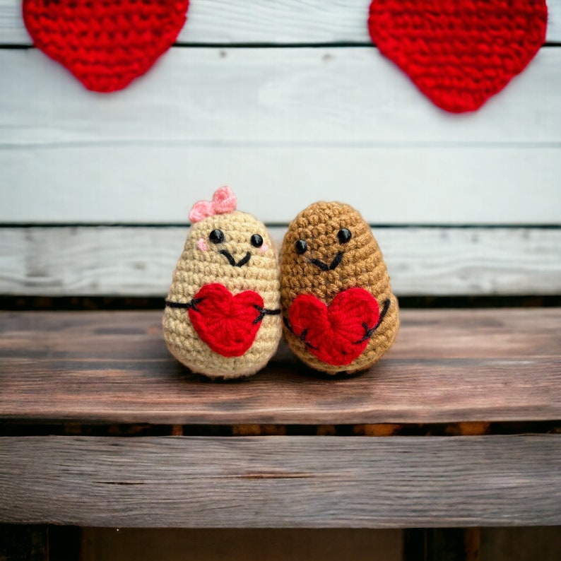 Emotional Support Crochet Potato Plushie | Finished Product, DIY ...