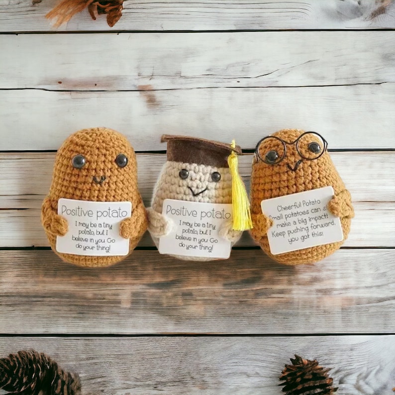Emotional Support Crochet Potato Plushie | Finished Product, DIY ...