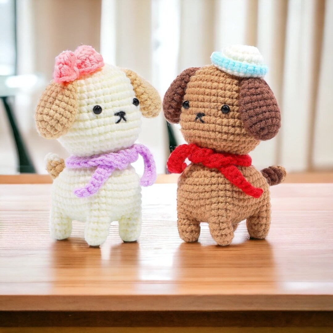 DIY Puppy Dog Crochet Kit for Beginners, Step-by-step Video Tutorial ...
