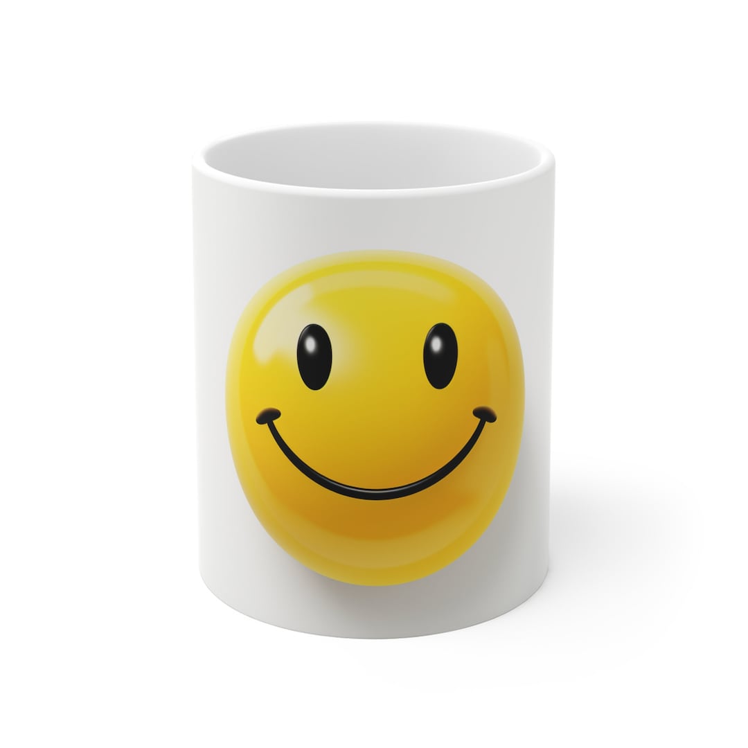 Smiley Face Coffee Mug - Etsy