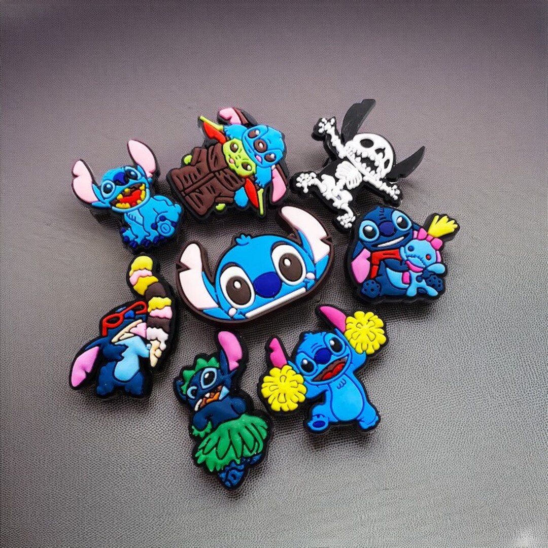Lilo and Stitch Croc Charms Jibbitz Set Shoes Accessories Trending Lilo ...