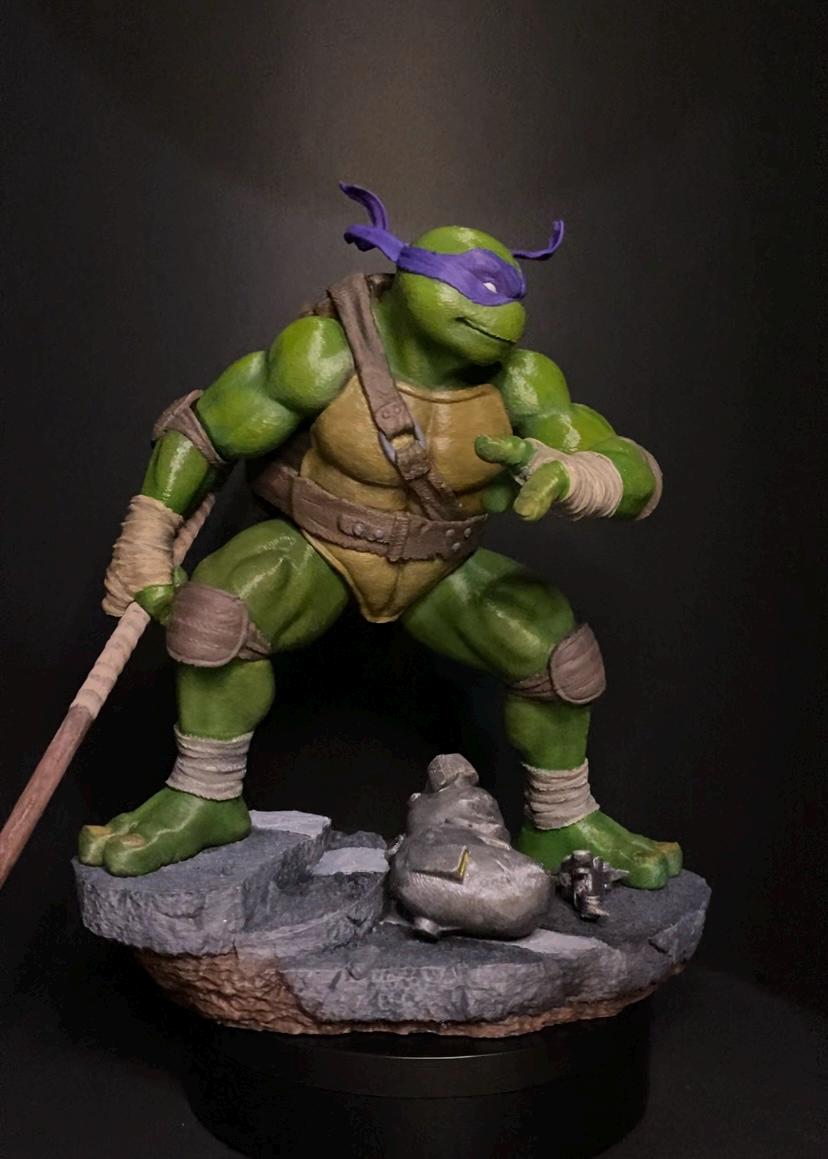 TMNT Donatello - 3D Printed & Hand-painted Action Figure | TMNT ...