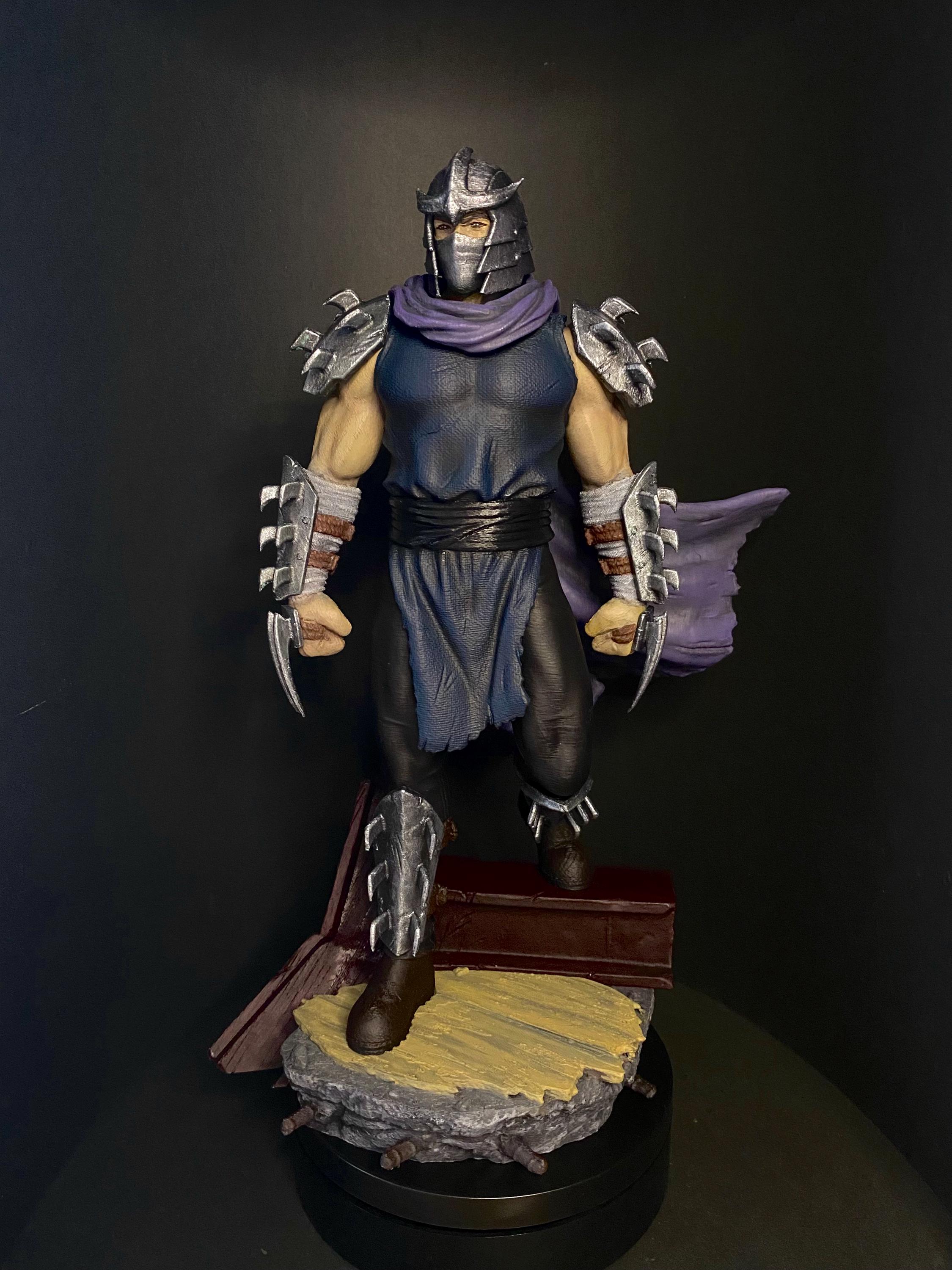 TMNT Shredder - 3D Printed & Hand-painted Action Figure | Teenage ...