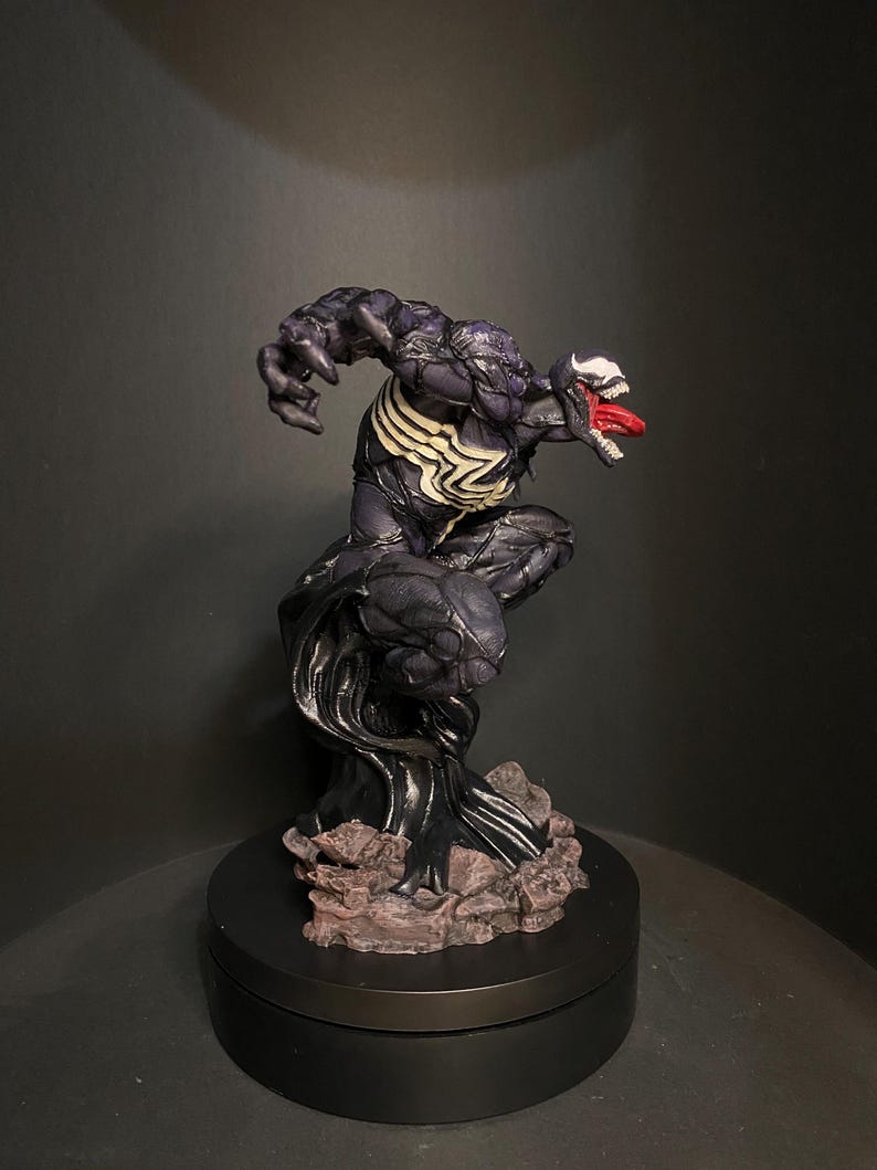 Venom 3d Action Figure 3D Printed & Hand-painted Masterpiece - Etsy