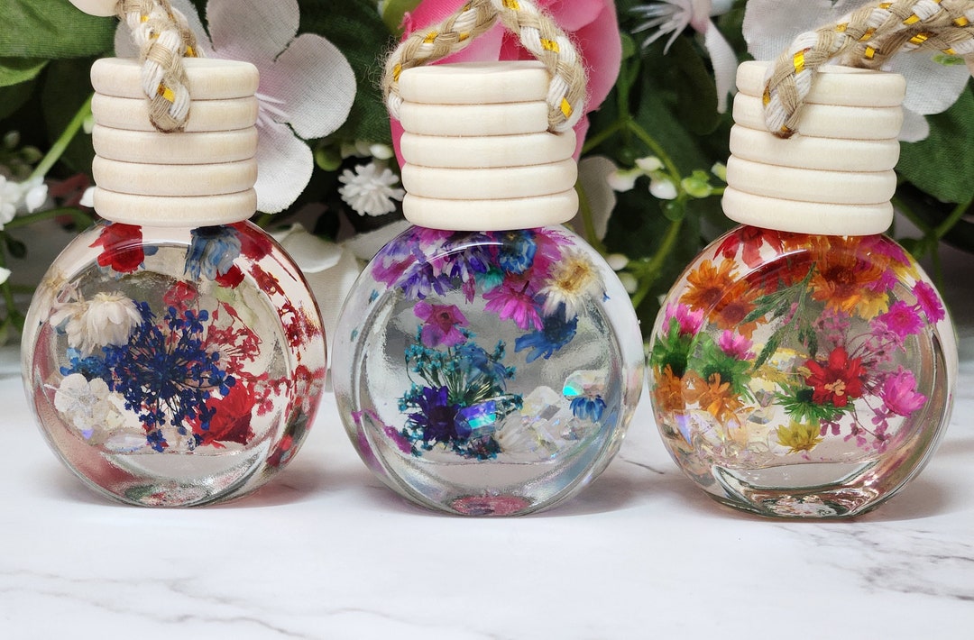 Hanging Car Diffuser Flower Diffuser Car Air Freshener Car Fragrance ...