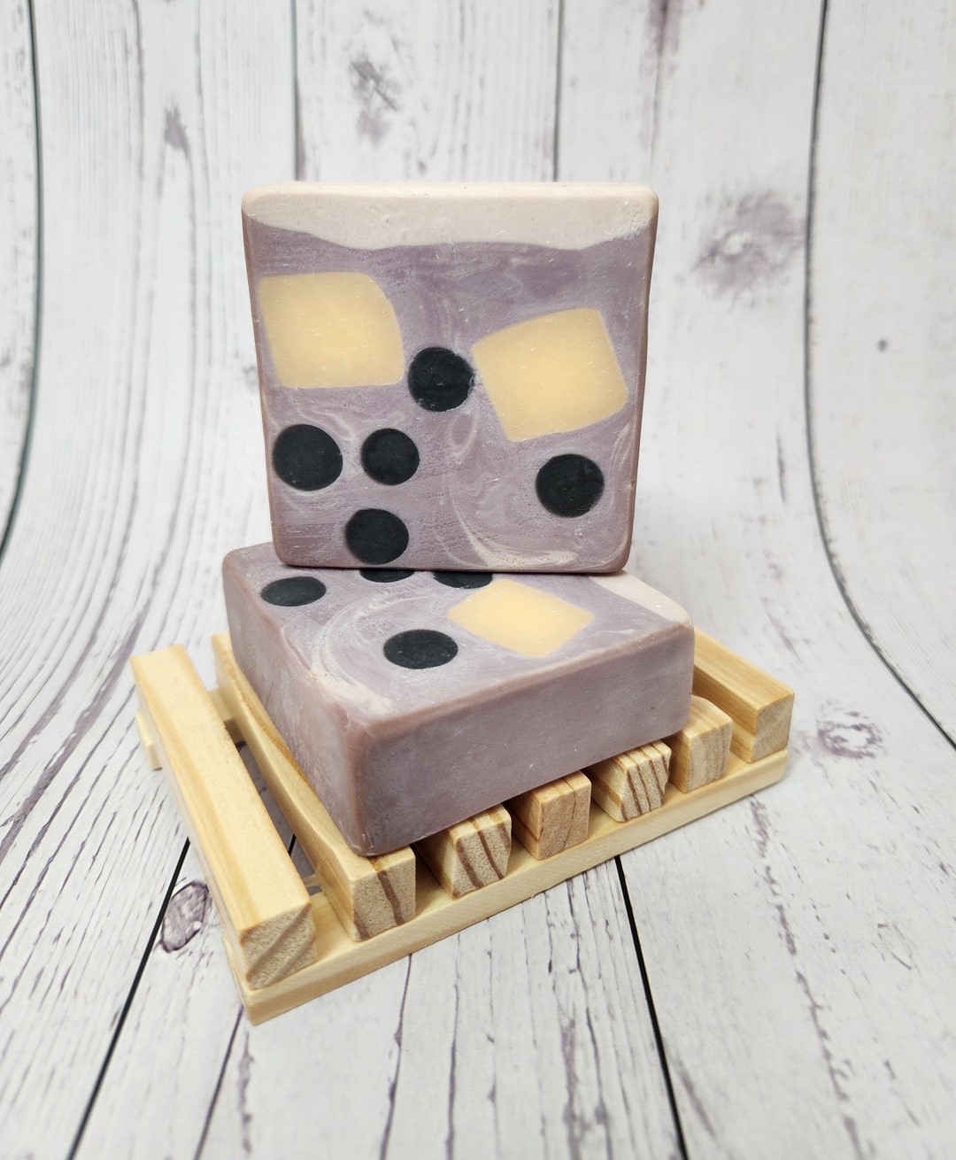 Taro and Pudding Boba Soap Bubble Tea Cold Process Soap Handcrafted ...