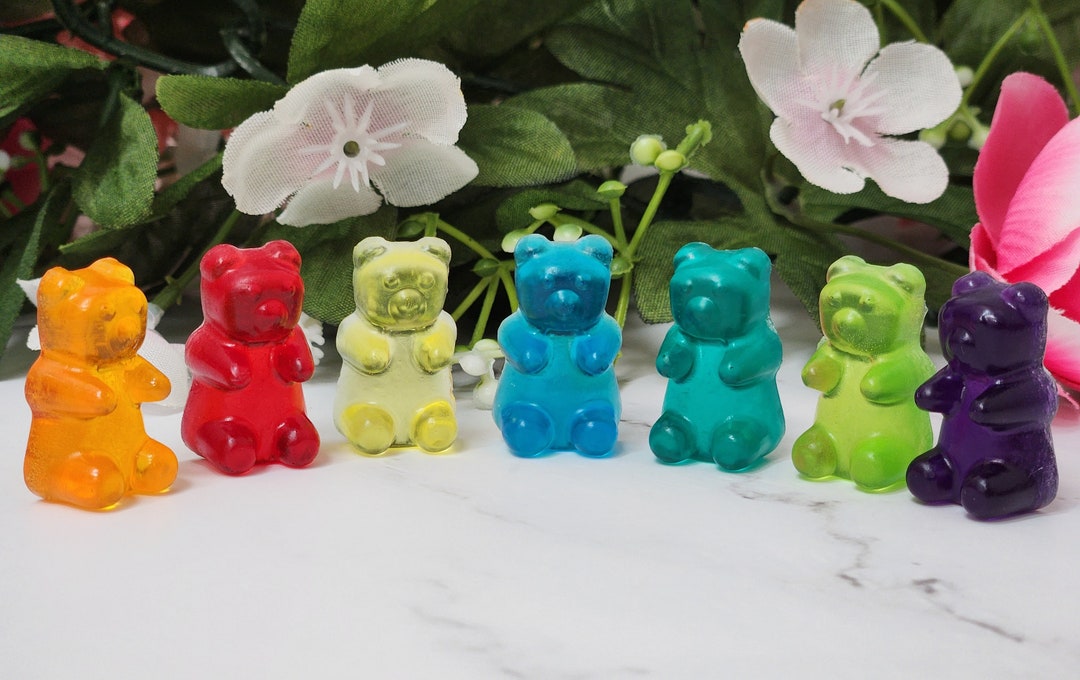 Gummy Bear Soap Set of 35 Bears Bear Soap Cute Soap Candy Scented Soap ...