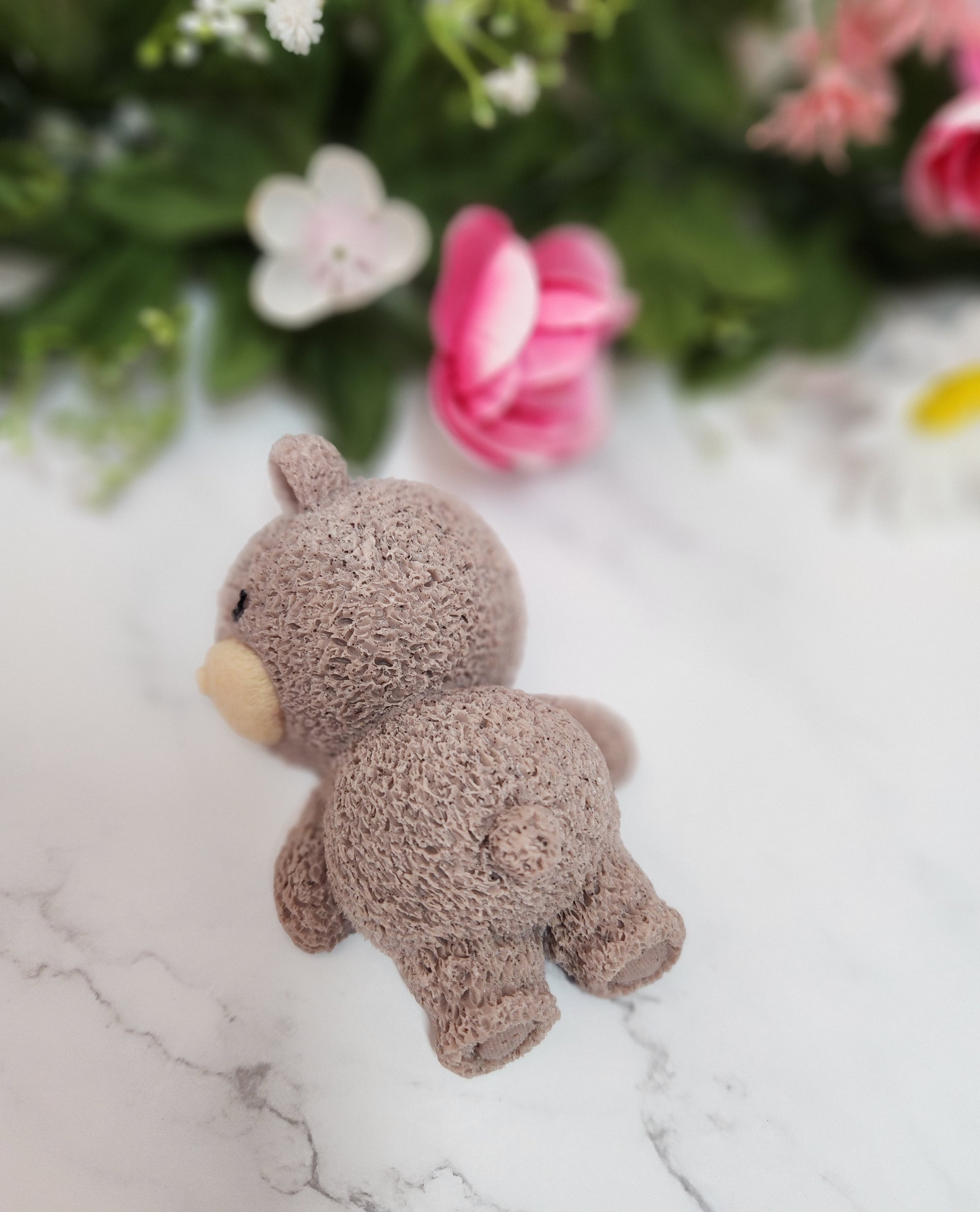 Teddy Bear Soap Snuggly Teddy Sleepy Bear Animal Soap Bear Shaped Soap ...