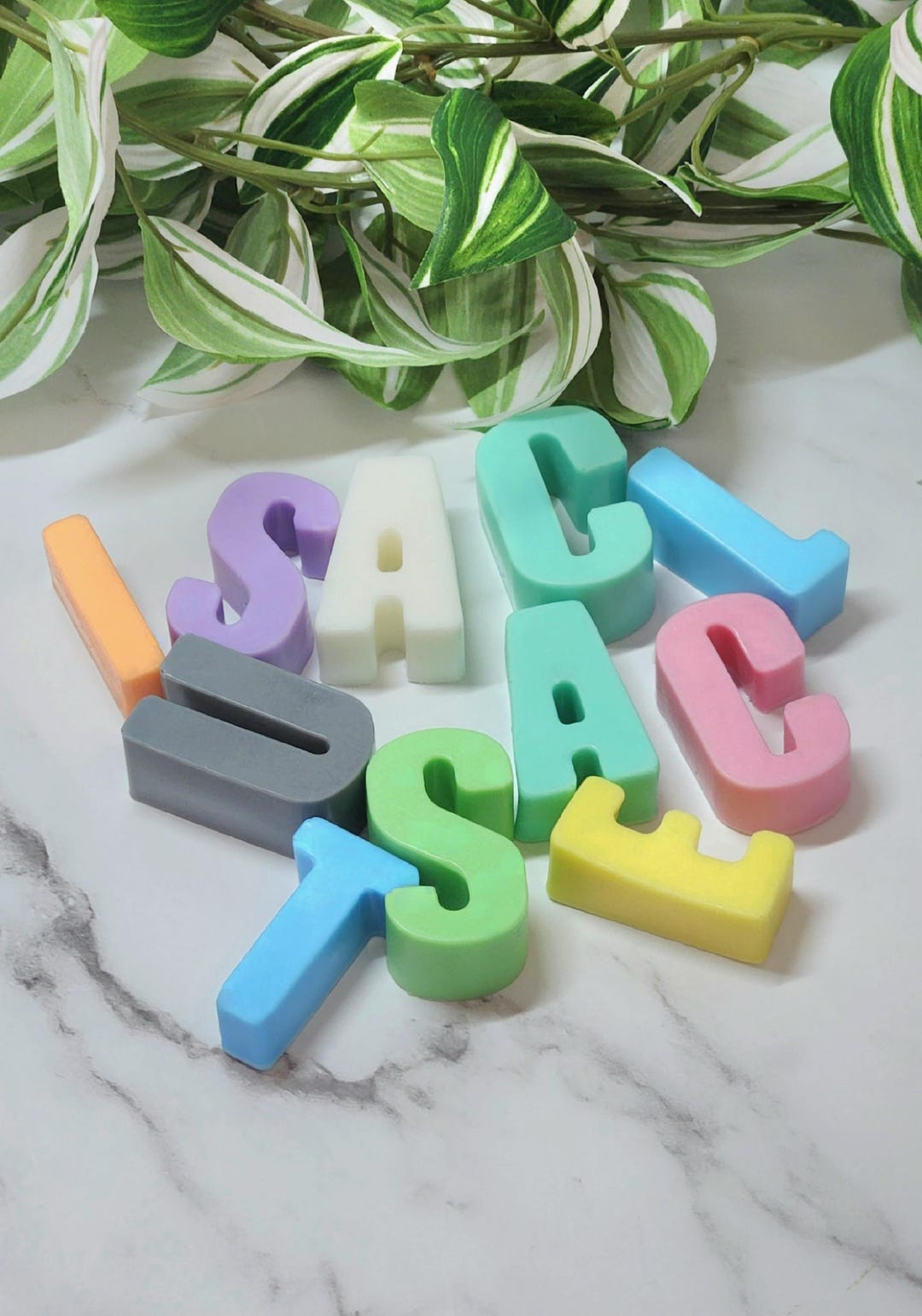Custom Name Letter Soaps: Party Favors, Birthday Gift - Etsy