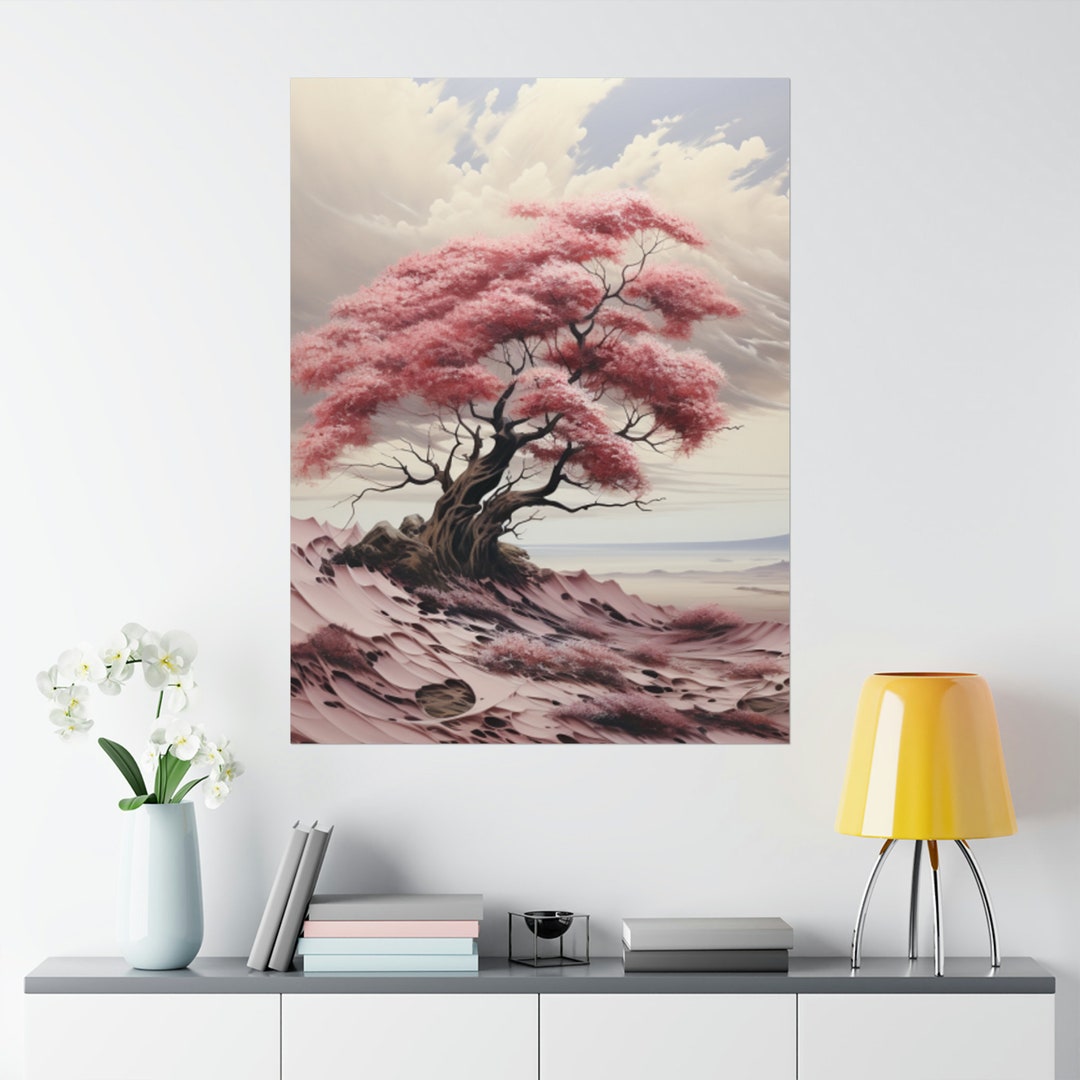 Wind-swept Tree Matte Vertical Posters - Etsy