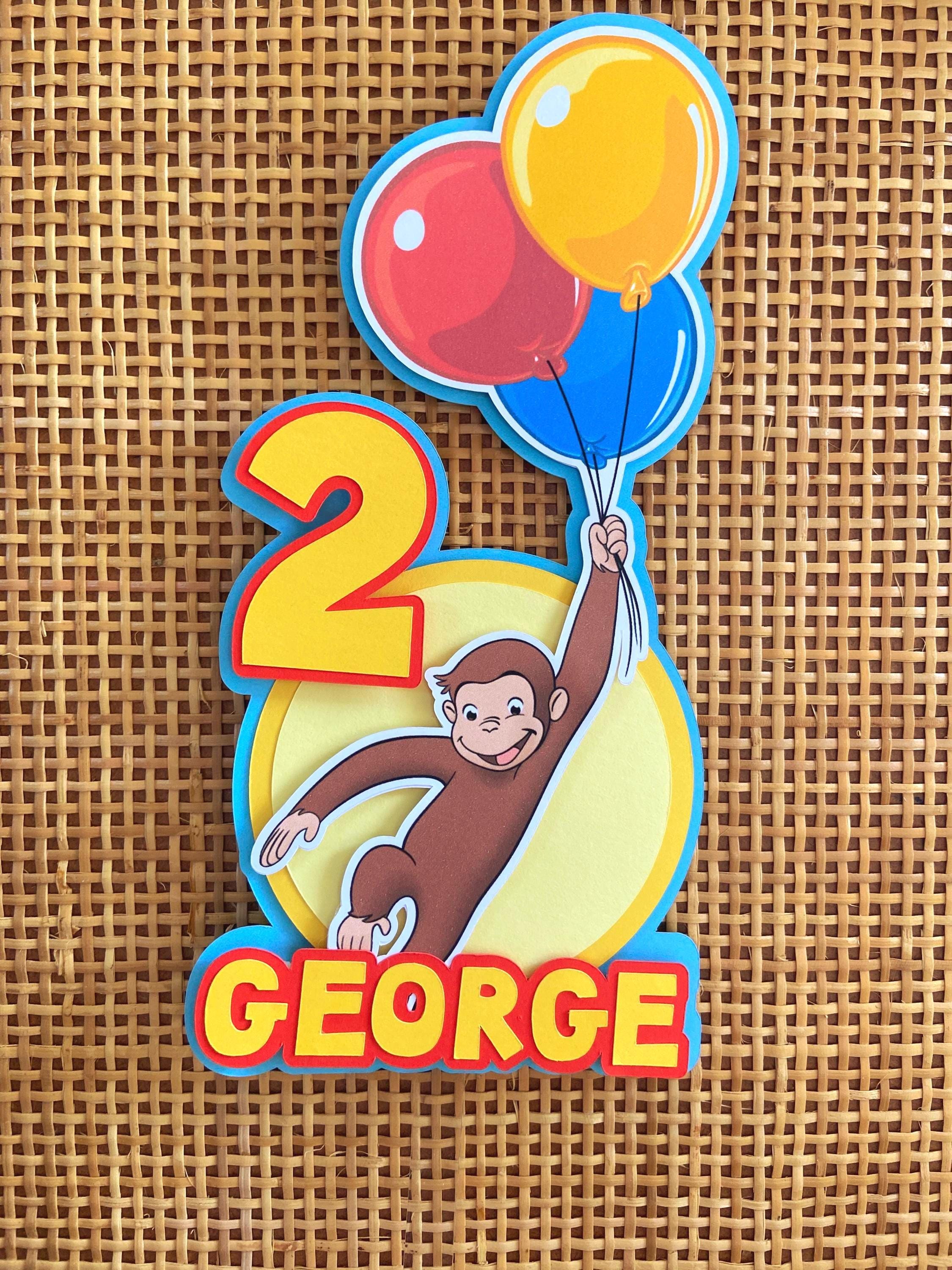 Curious George Cake Topper - Etsy