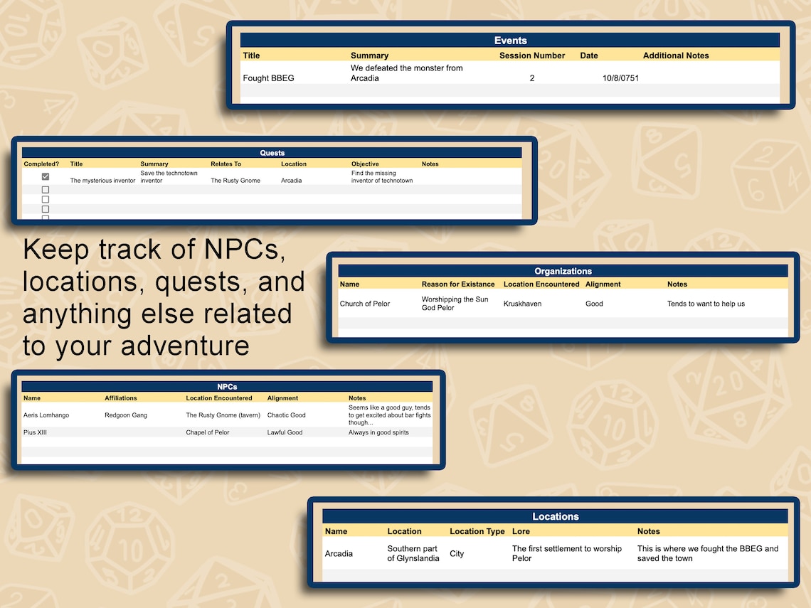 Automated D&D Character Sheet Spreadsheet - 2014 Edition - Streamlined ...