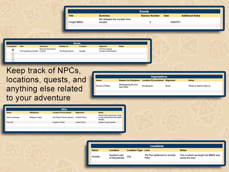 Automated D&D Character Sheet Spreadsheet - Streamlined Character ...
