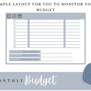 Budget Tracker | Template | Finance Tracker | A4 | 12 Months ...