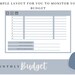 Budget Tracker | Template | Finance Tracker | A4 | 12 Months ...