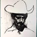 Hardened Cowboy – Original Ink Illustration by Anna Cash - Etsy