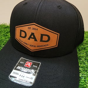 Personalized Dad Patch Hat, Father's Day Gift, New Dad Gift, Gift for ...