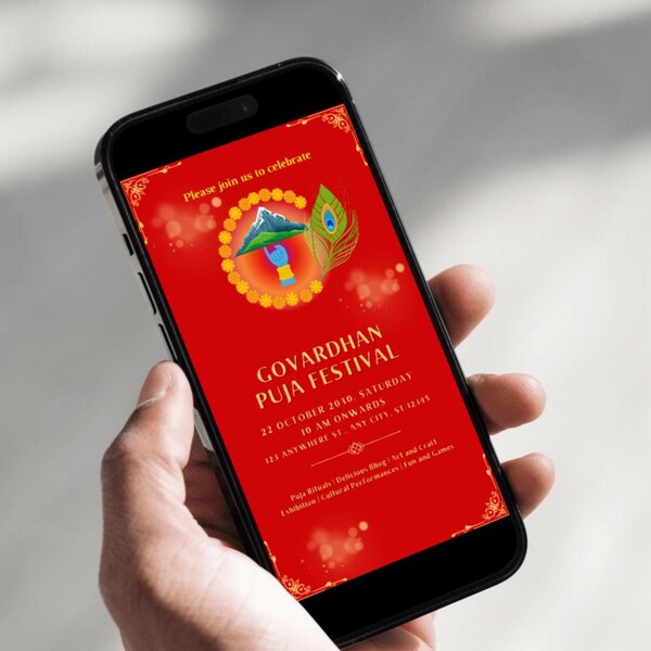 Navratri Dandiya Nights Garba Invite, Garba Invitation, Indian Dance ...