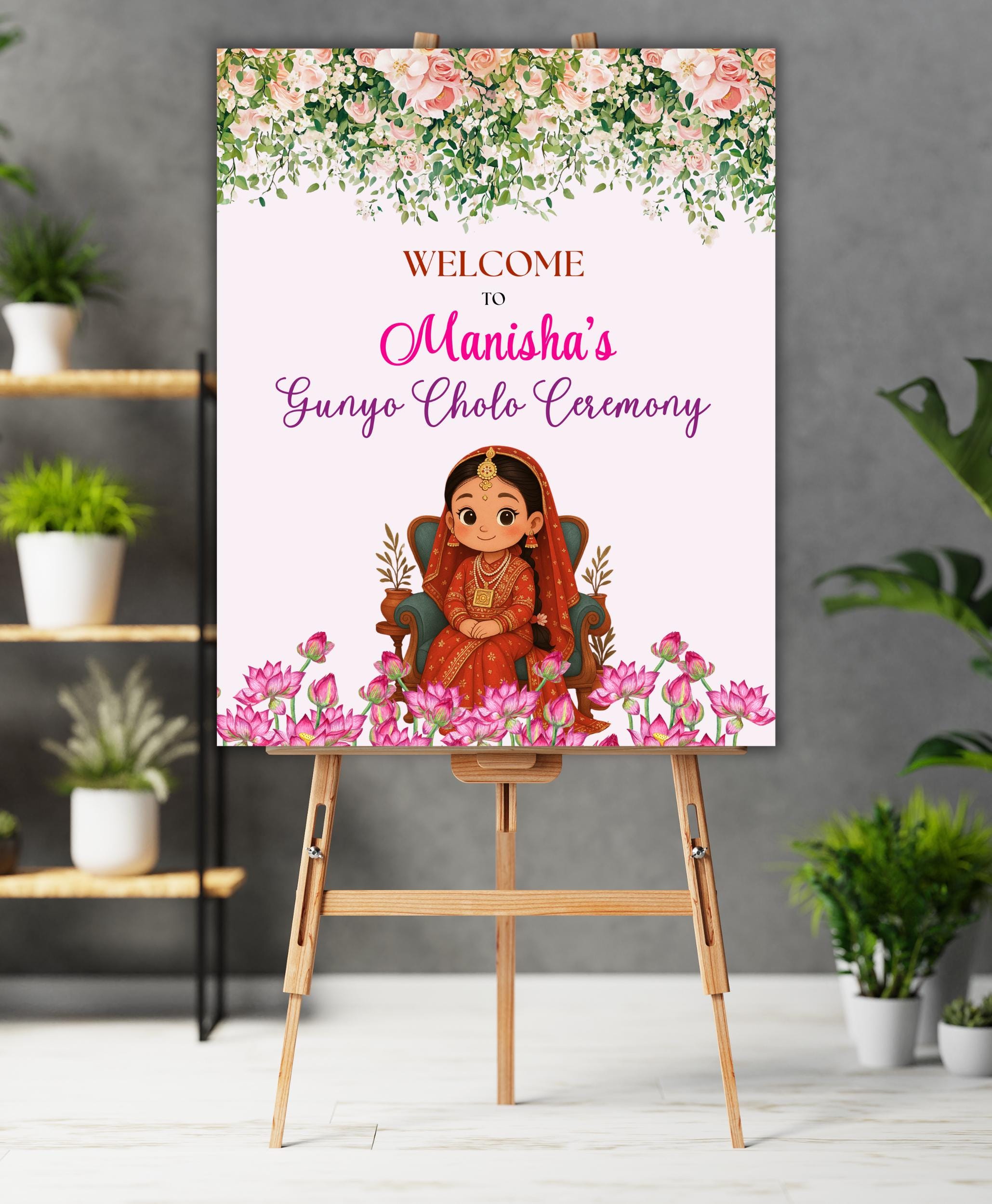 Gunyo Cholo Welcome Sign, Nepali Gunyo Choli Welcome Sign Board, Nepali ...