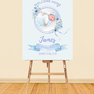 Newborn Baby Welcome Home Sign | New Baby Yard Sign | Lawn Banner Sign ...