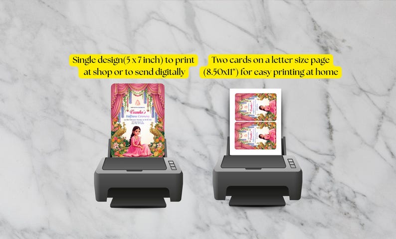 Half Saree Ceremony Invitation: Puberty Function Editable Canva ...