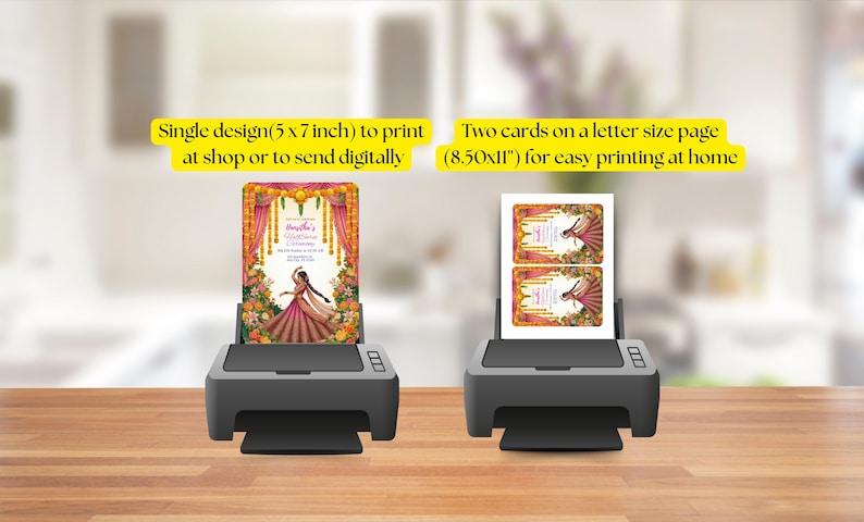 Half Saree Ceremony Invitation: Puberty Function Editable Canva ...