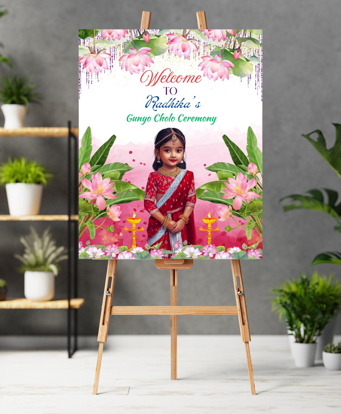 Gunyo Cholo Welcome Sign, Nepali Gunyo Choli Welcome Sign Board, Nepali ...