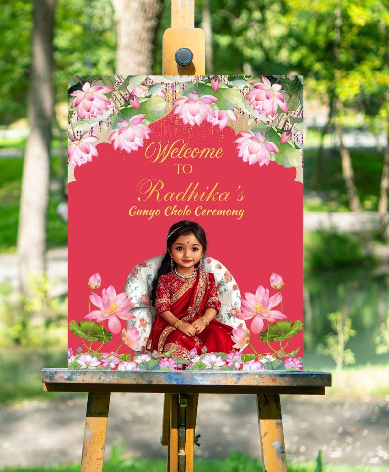 Gunyo Cholo Welcome Sign, Nepali Gunyo Choli Welcome Sign Board, Nepali ...