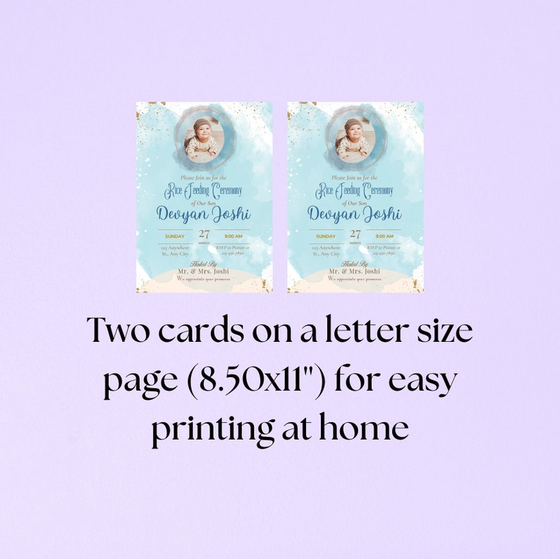 Editable Annaprashan Invitation Card Rice Feeding Ceremony Invite Pasni ...