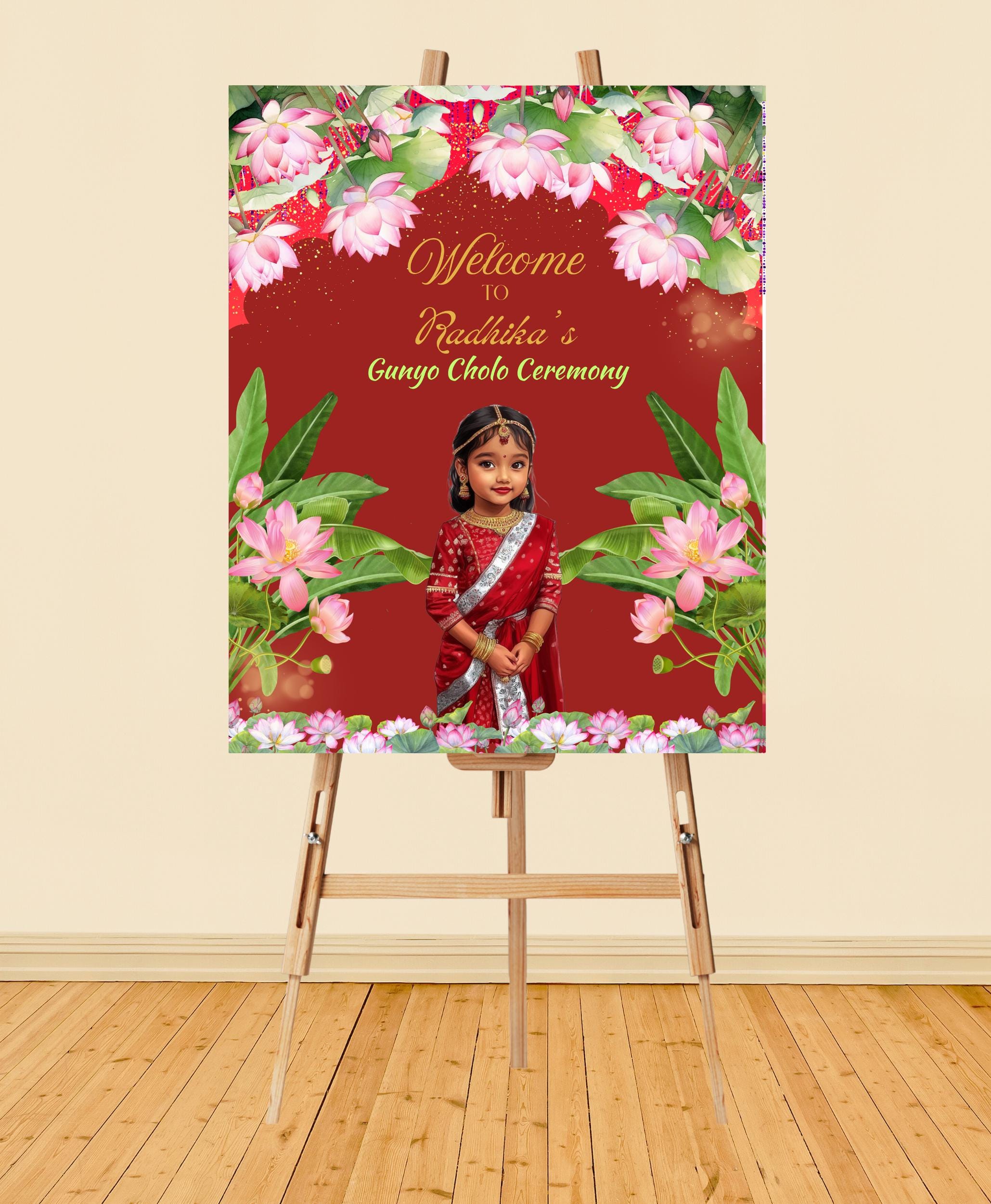 Gunyo Cholo Welcome Sign, Nepali Gunyo Choli Welcome Sign Board, Nepali ...