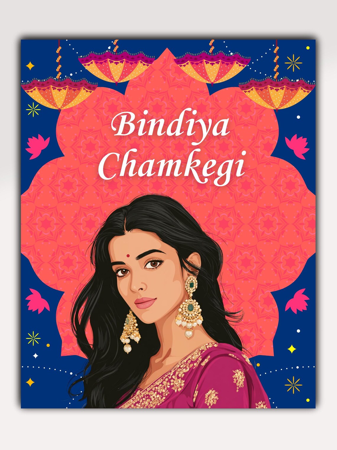 Editable Bindi Station Sign, Indian Wedding Decor (8x10 Sign) (instant ...