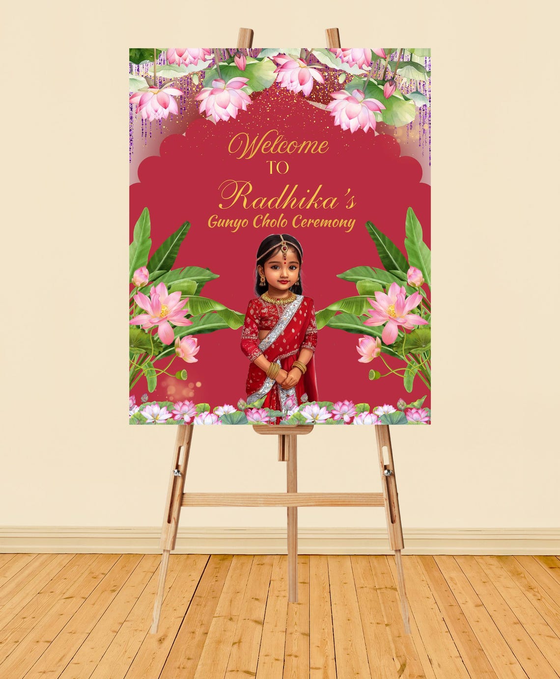 Gunyo Cholo Welcome Sign, Nepali Gunyo Choli Welcome Sign Board, Nepali ...