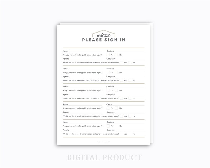 Ultimate Real Estate Printable Bundle - Beige - Etsy