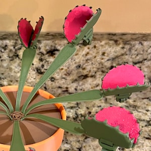 Venus Flytrap Chip Clip Plant, 3D Printed Functional Home Decor - Etsy
