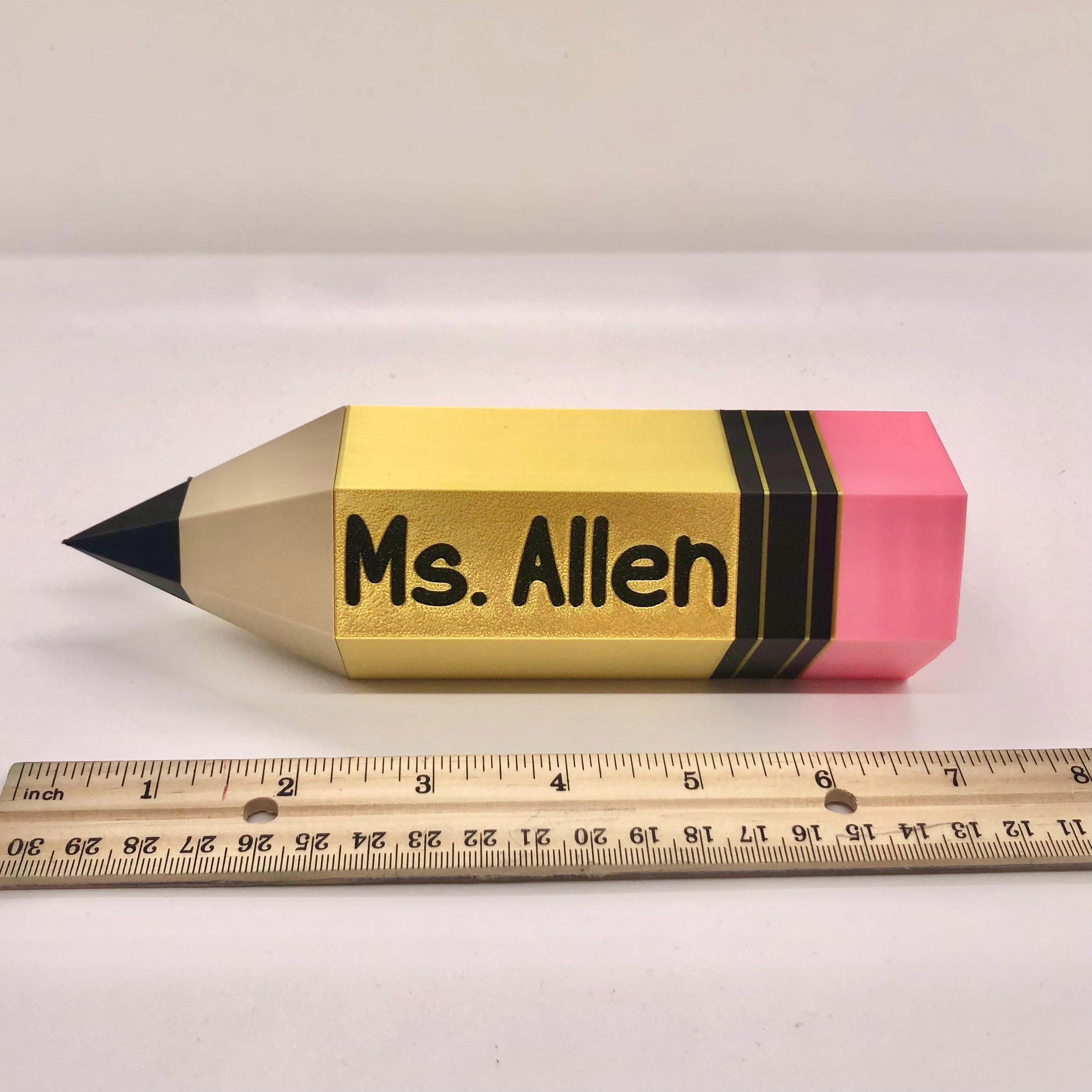 Personalized Pencil Desk Name Sign Great Gift for Teachers and ...