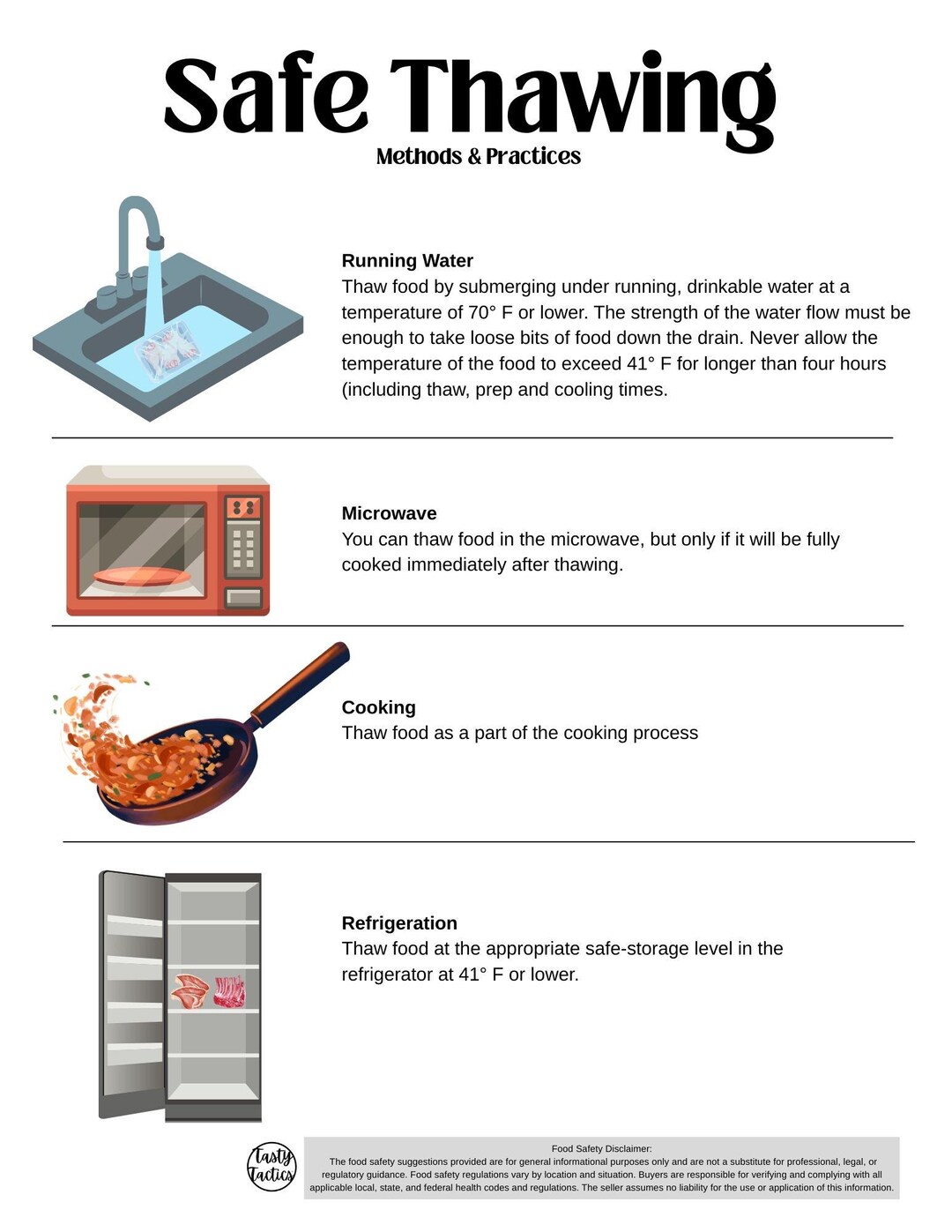Printable SAFE THAWING Sign - Etsy