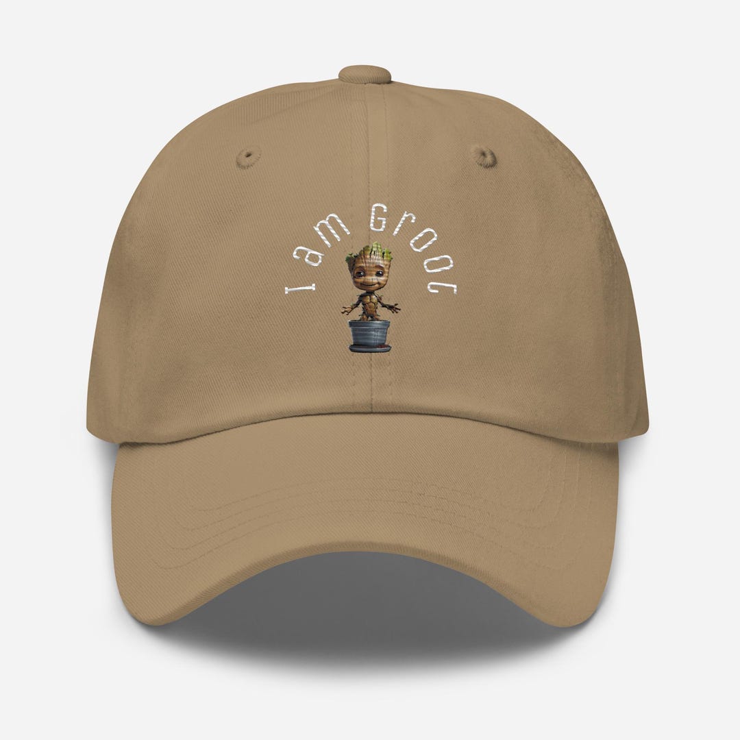 I Am Groot Hat Embroidered Dad Cap - Etsy