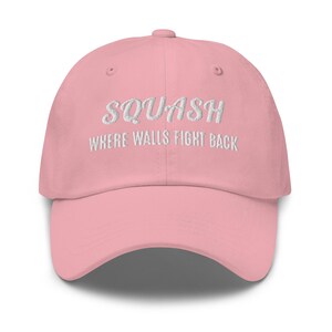 Squash Hat Embroidered Hat Strapback Hat Squash Ball Game Hat, Squash ...