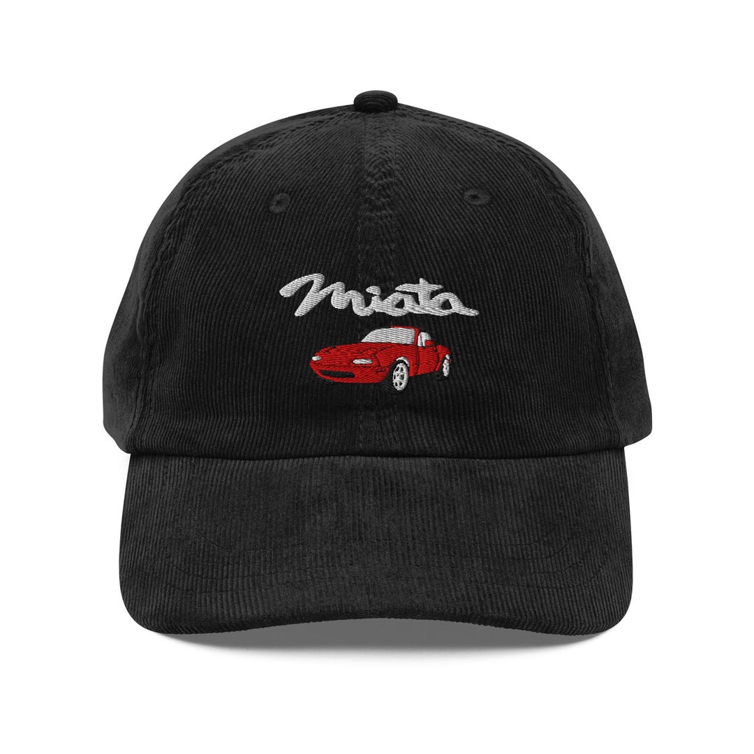 Red Miata Embroidered Corduroy Cap | Mazda MX5 Dad Hat | JDM Car Lover ...
