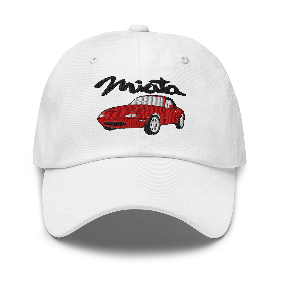 Red Miata Mazda Hat Embroidered Dad Cap - Etsy
