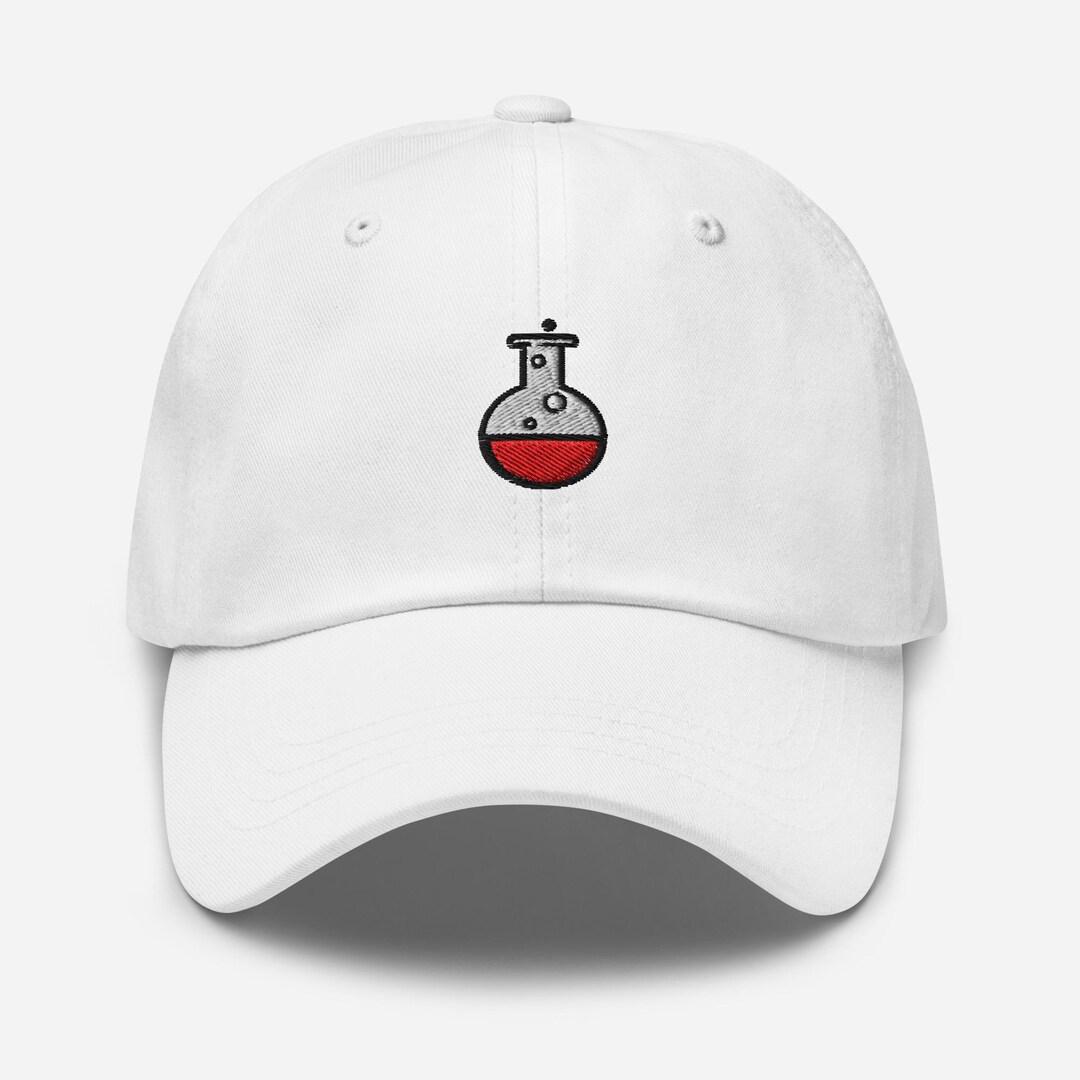 Embroidered Beaker Hat | Science Lab Cap | Chemistry Geek Gift | STEM ...