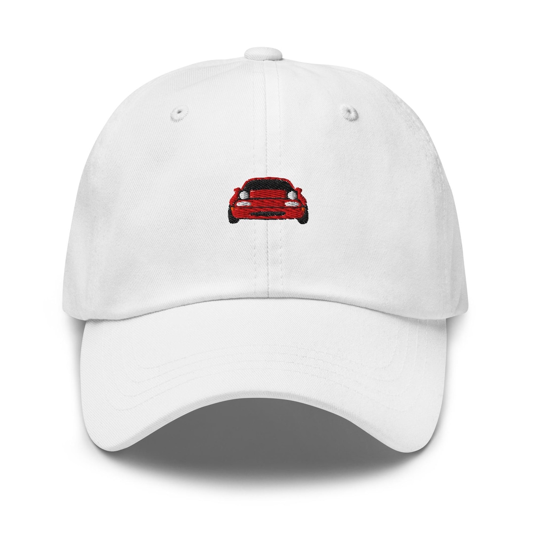 Red Mazda Miata Car Hat Embroidered Dad Hat Car Lover Cap JDM Cars Hat ...