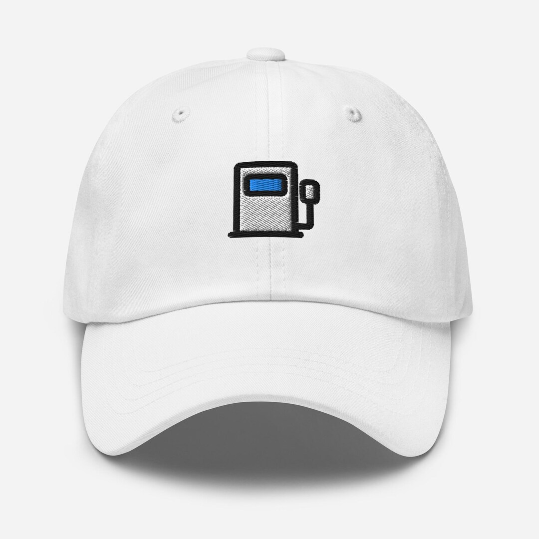 Embroidered Gas Pump Cap – Petrol Station Hat, Car Lover Gift, Retro ...