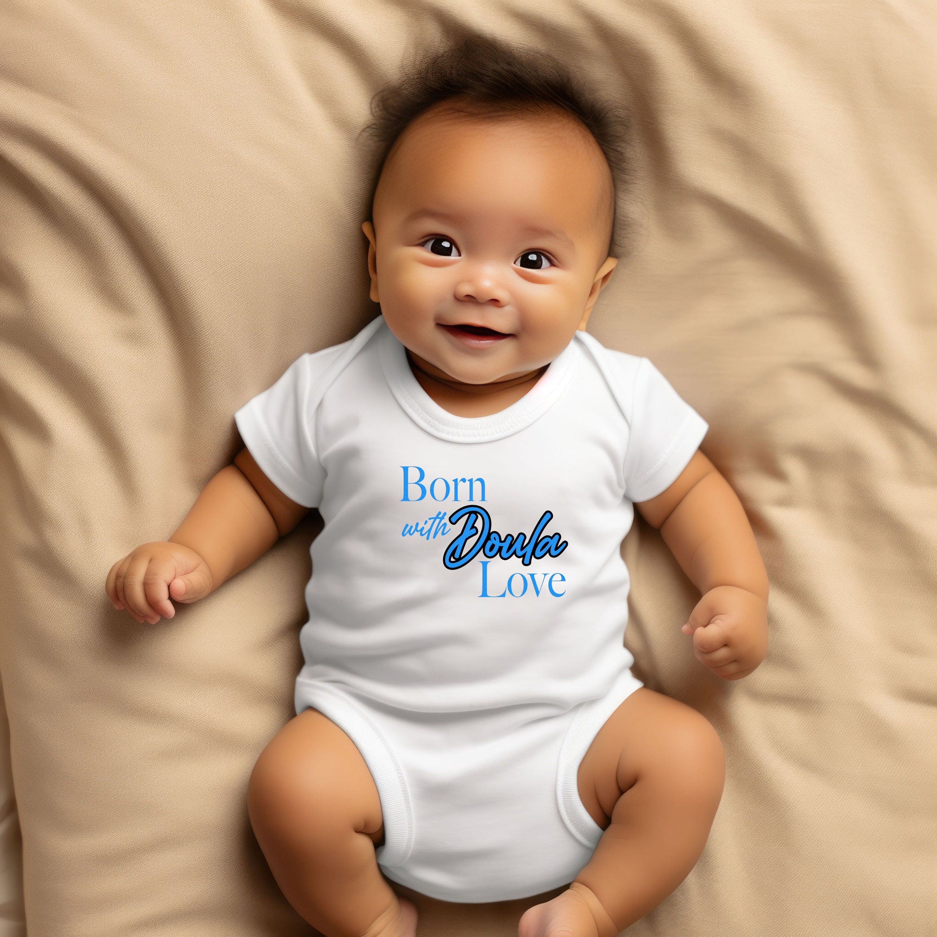 Born With Doula Love Bodysuit, Doula Baby Bodysuit, Doula Baby Shirt ...