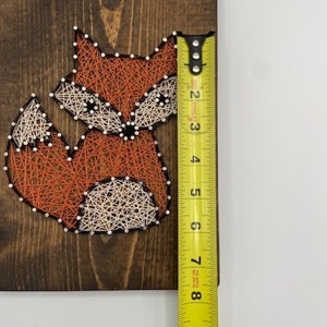 Fox String Art on Wood - Etsy