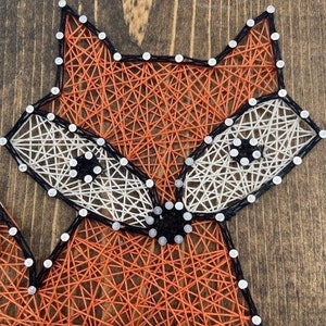 Fox String Art on Wood - Etsy