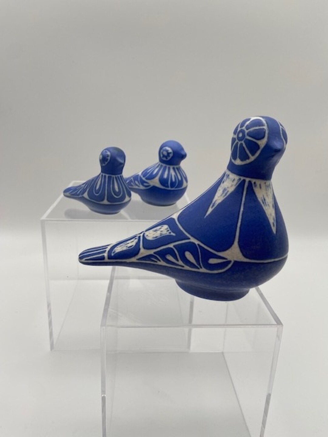Pablo Zabal 1970's Hand Carved Figurines Made in Chile Set of 3 - Etsy