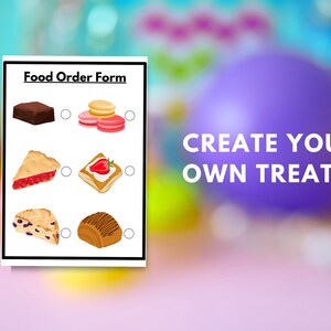 Pretend Play Printable, Play Store Printable, Bakery Pretend Shop, 8 ...