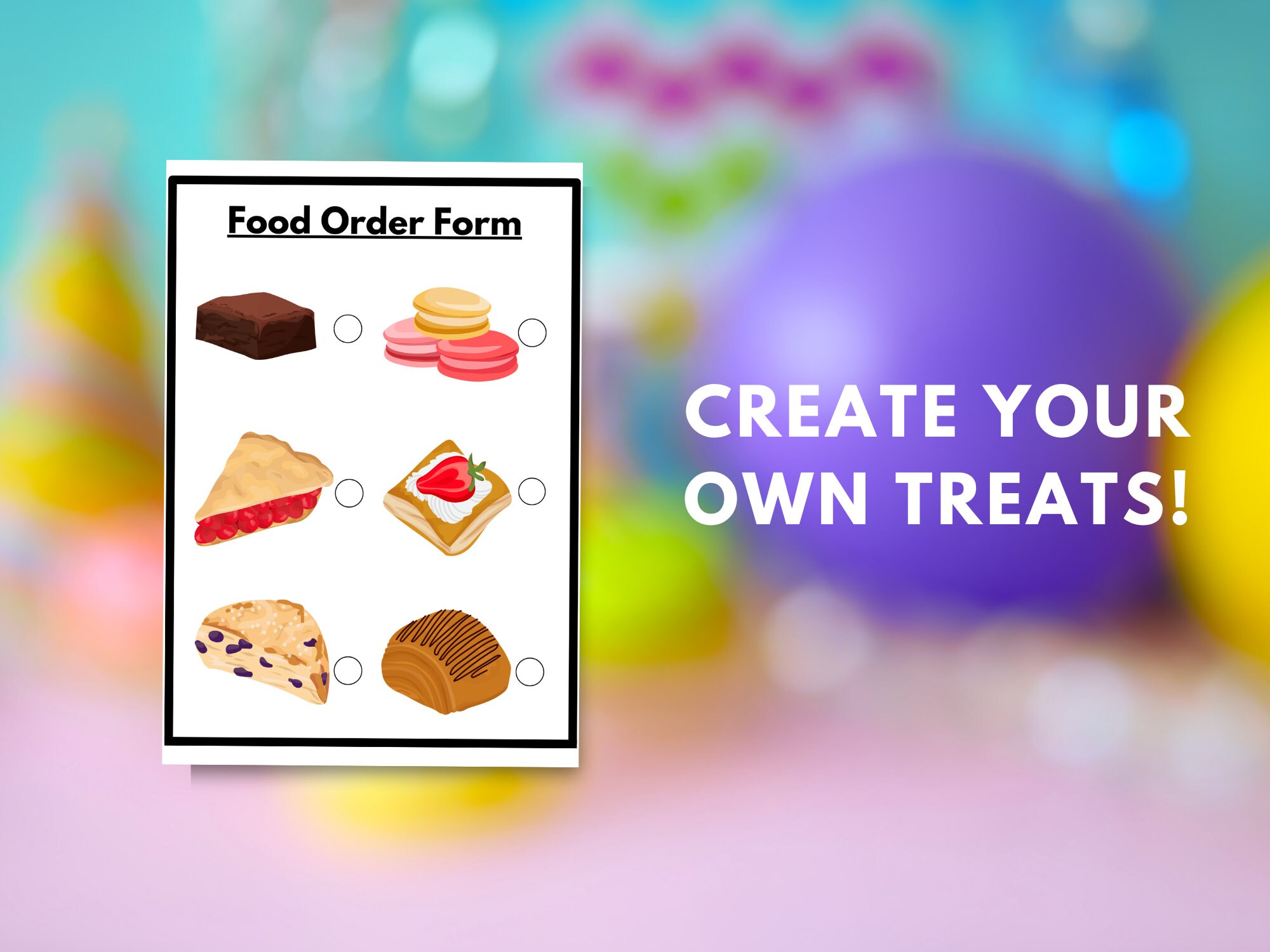 Pretend Play Printable, Play Store Printable, Bakery Pretend Shop, 8 ...