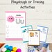 Educational Playdough Mat - Animal Alphabet, 26 Pages, Instant Download ...